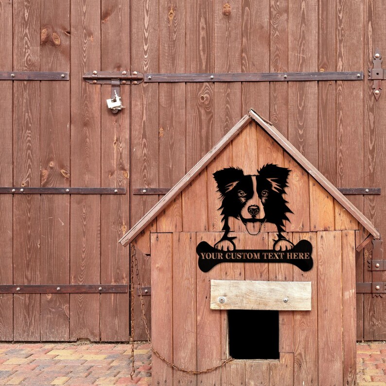 Personalized Border Collie Name Metal Sign Gift Custom Dog - Etsy