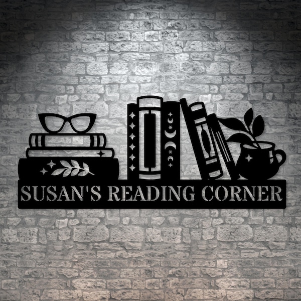 Custom Library Sign - Etsy