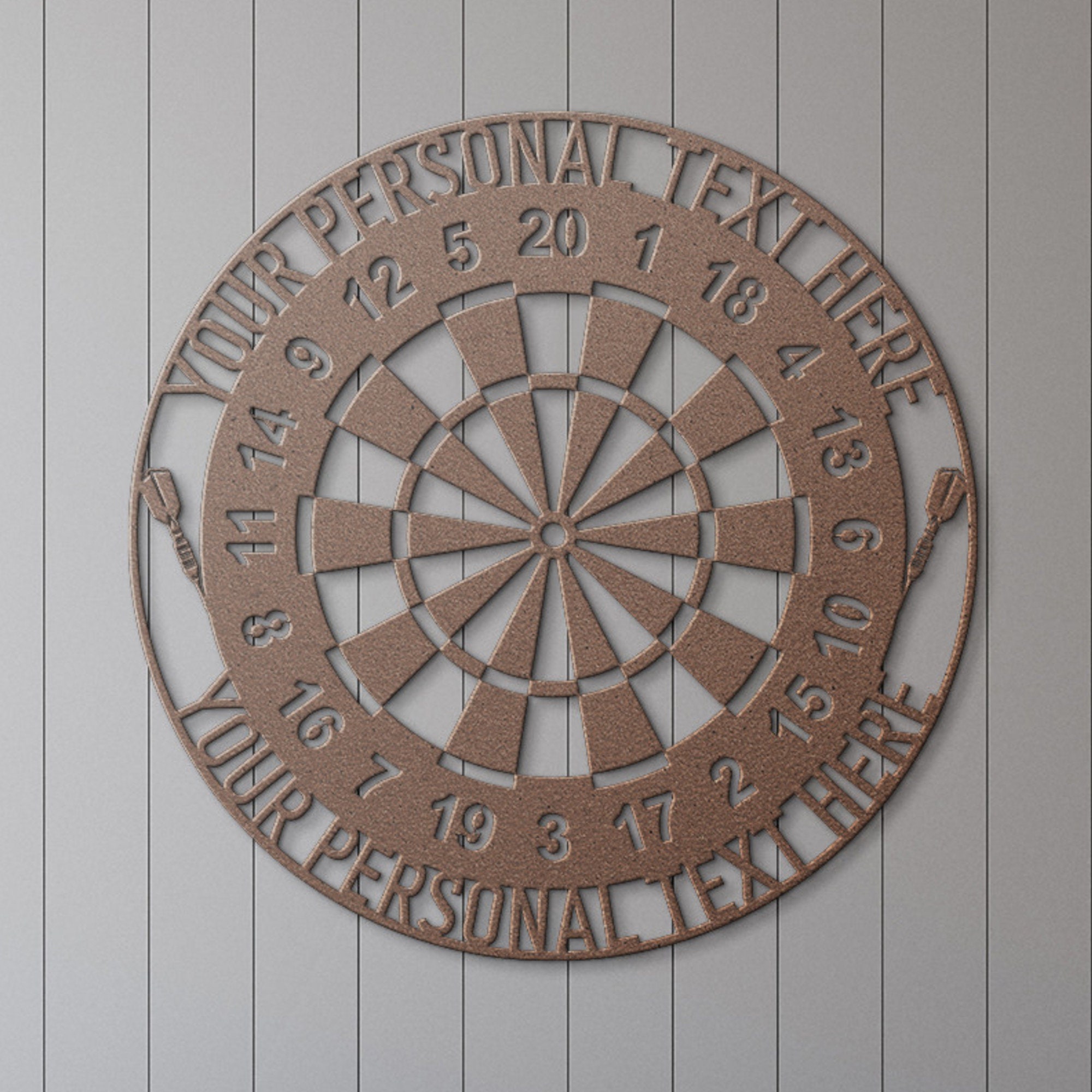Personalized Dart Board Name Metal Sign. Darts Lover Home Decor. Custom ...