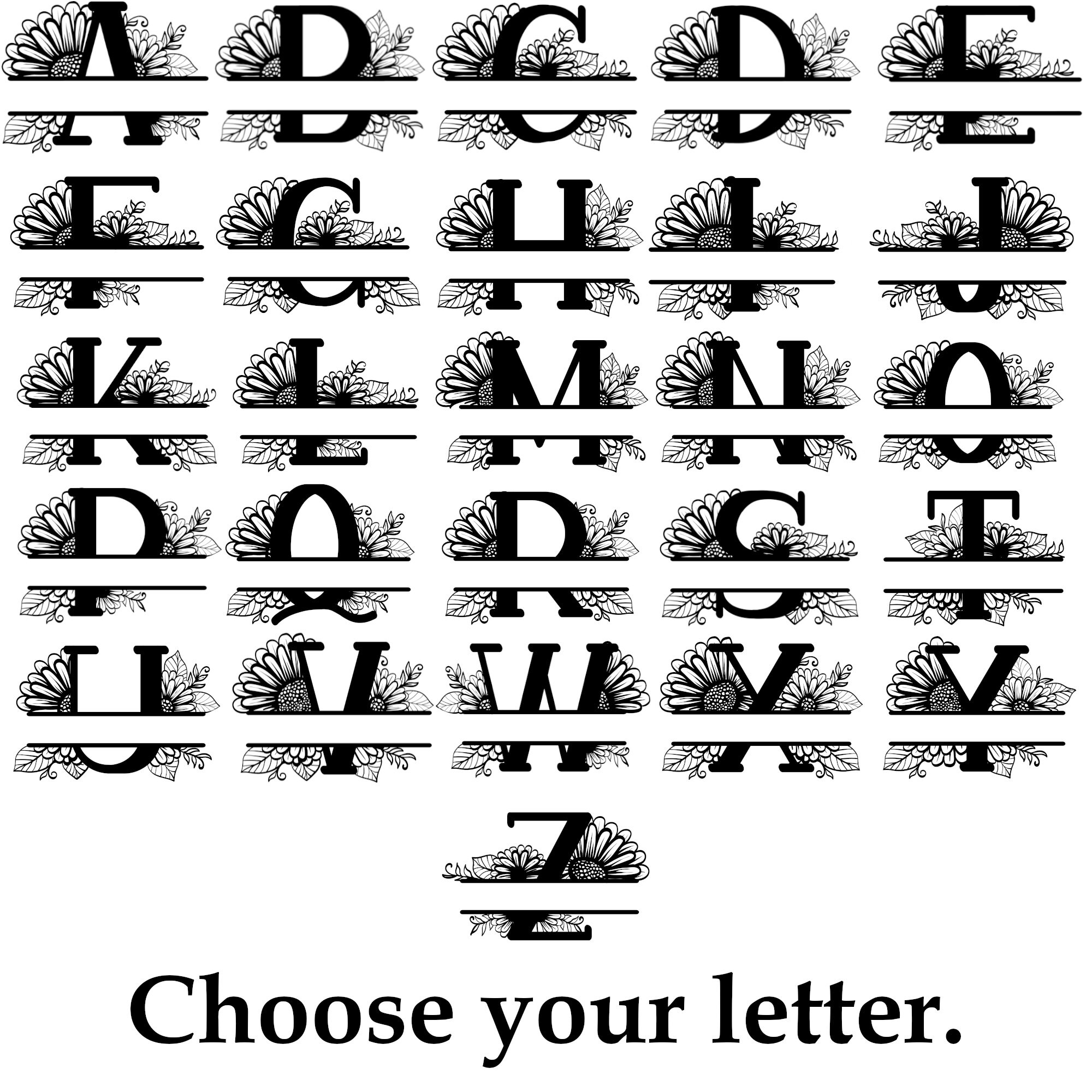 Personalized Family Name Split Letter Metal Sign Gift. - Etsy