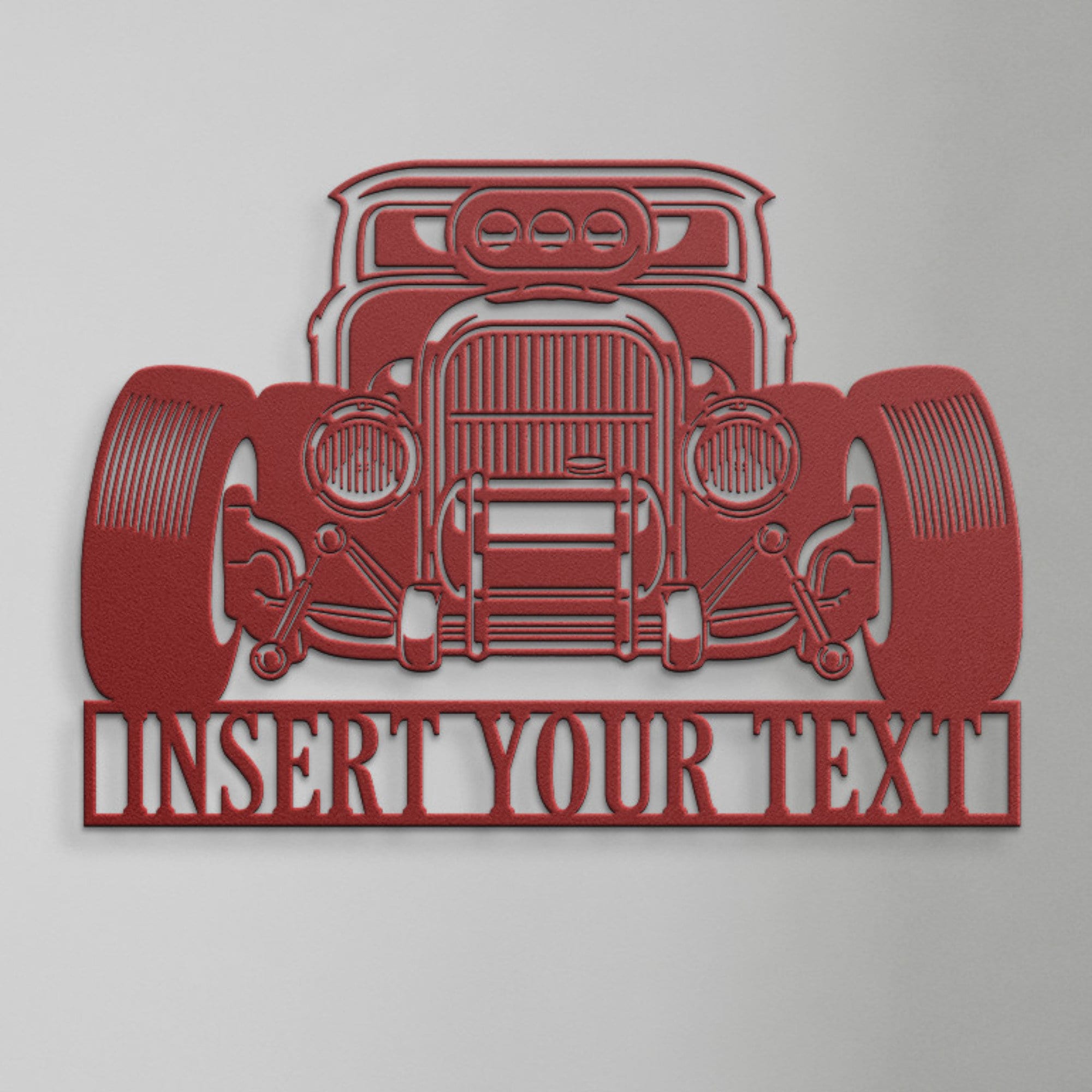 Personalized Rat Rod Name Metal Sign. Custom Garage Wall Decor Gift ...
