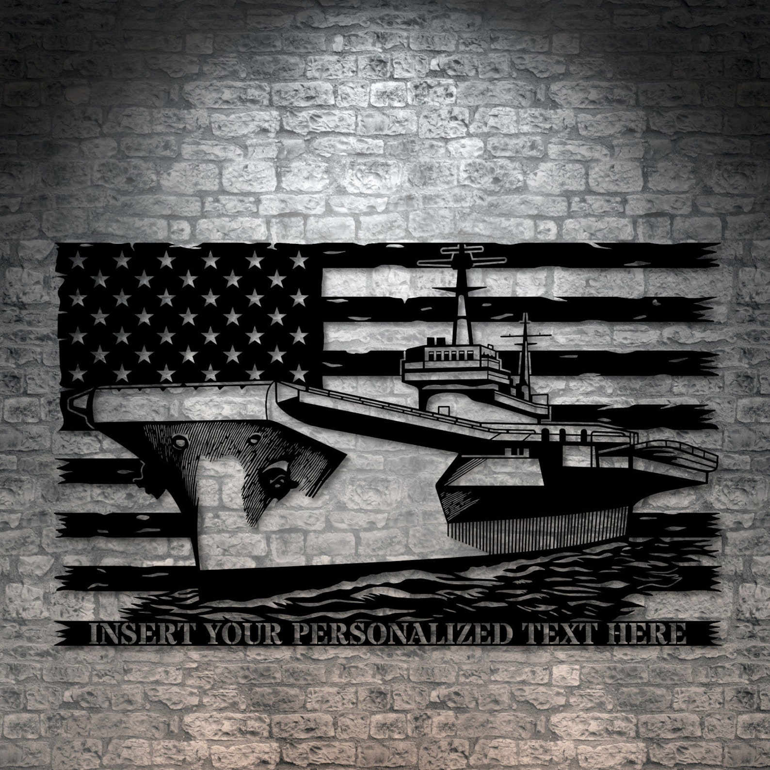 Personalized US Battleship Name Metal Sign Gift. Customizable - Etsy