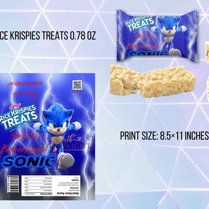EDITABLE Kids Birthday Party Template, Sonic Birthday Theme Bundle ...