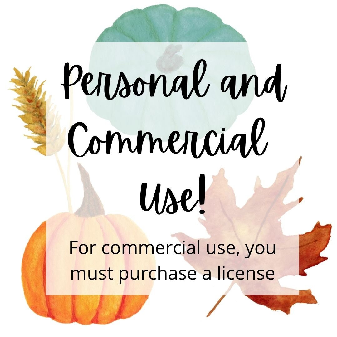 Watercolor Autumn Variety Pack Clip Art PNG Files, Watercolor Pumpkins ...