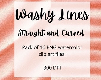 Watercolor Splotches Clip Art PNG Files, Watercolor Clip Art, Abstract ...