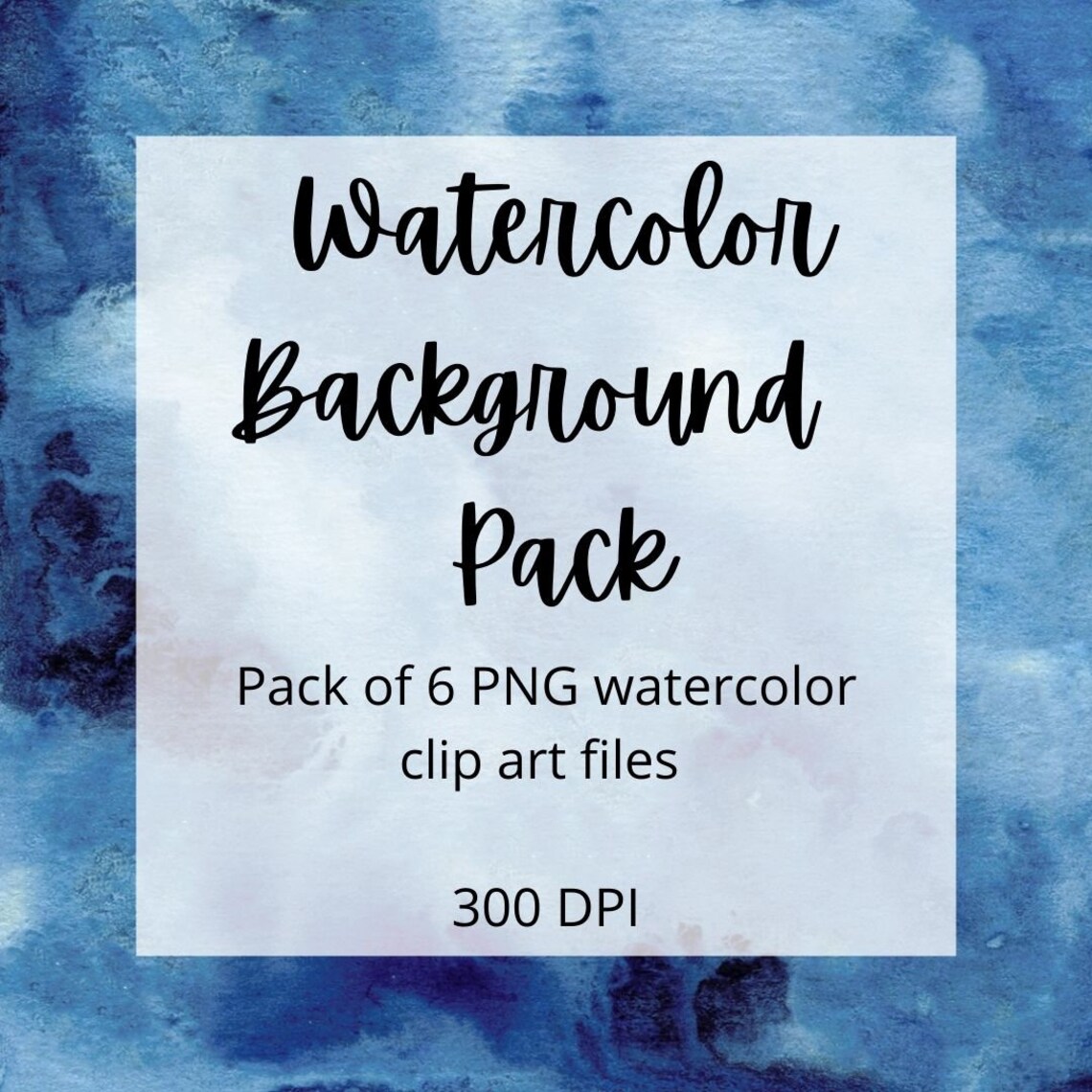 Watercolor Background Clip Art PNG Files Watercolor Elements - Etsy
