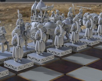 Indian Chess Set | Etsy