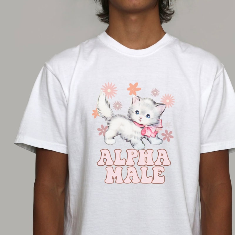 Alpha Male Kitten Shirt - Etsy