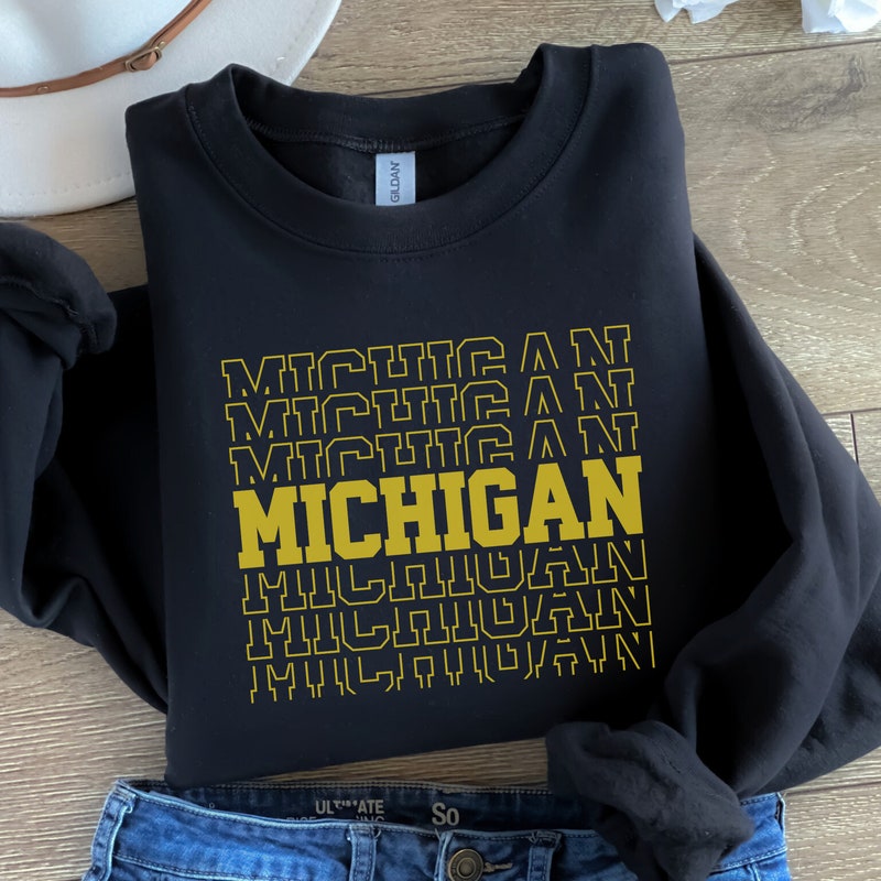 Michigan Sweatshirt - Etsy