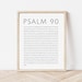 Psalm 90, Psalm Wall Art, Modern Christian Art, Biblical Wall Art ...