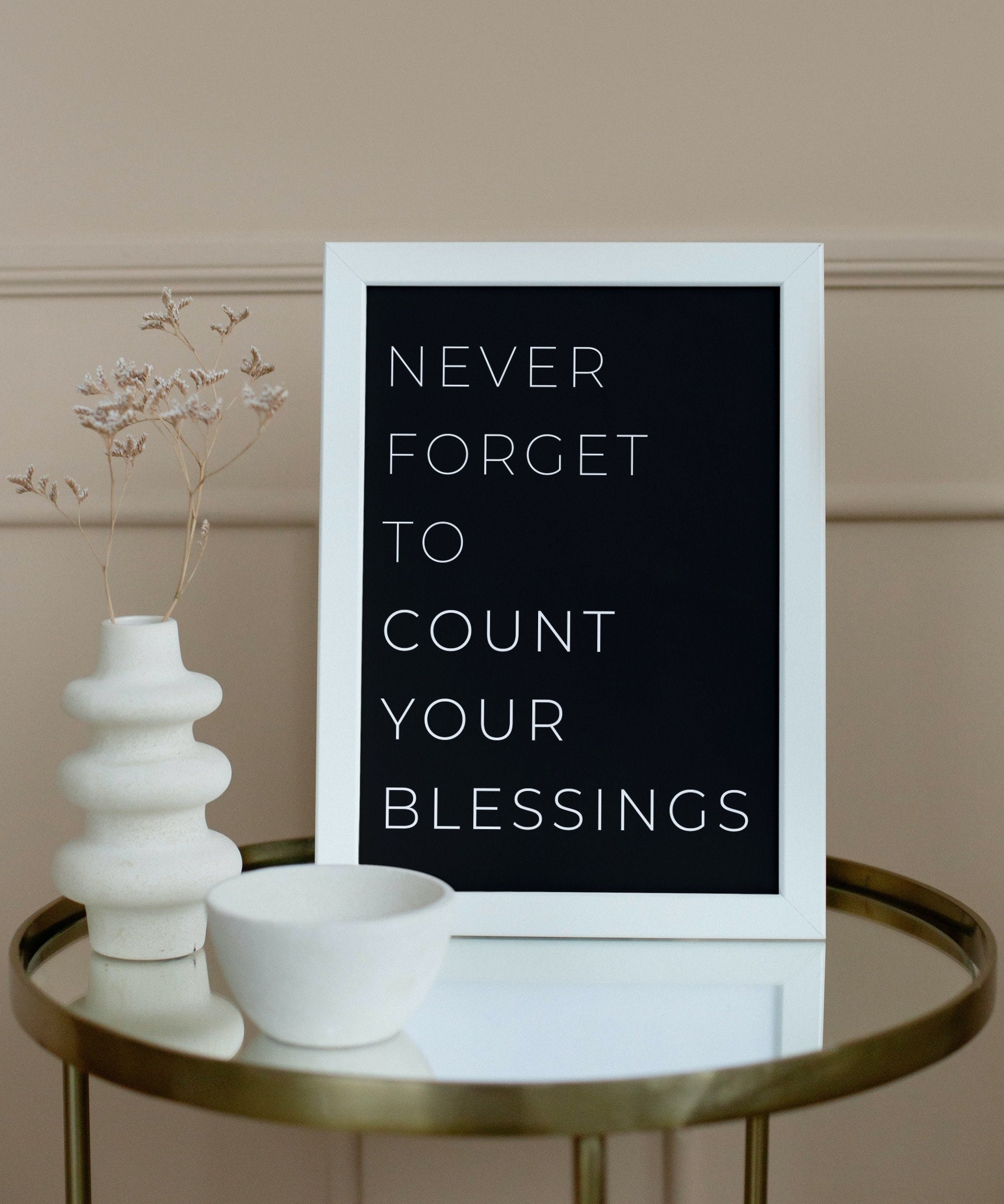 Never Forget to Count Your Blessings, Christian Printable, Christian ...