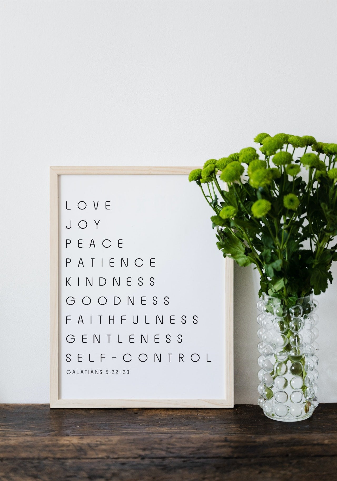 Galatians 5:22-23, Fruit of the Spirit Printable, Modern Christian Art ...