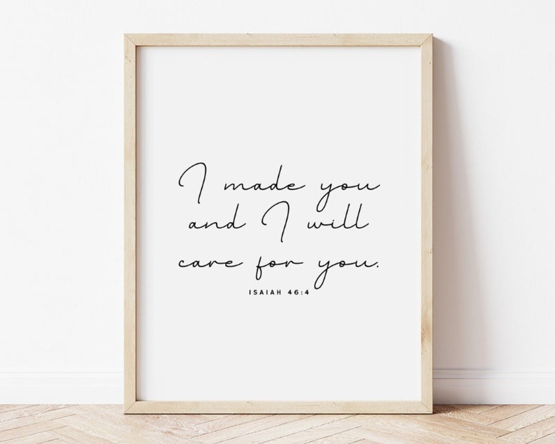 Modern Minimalist Printable Christian Scripture Poster - Inspirational ...