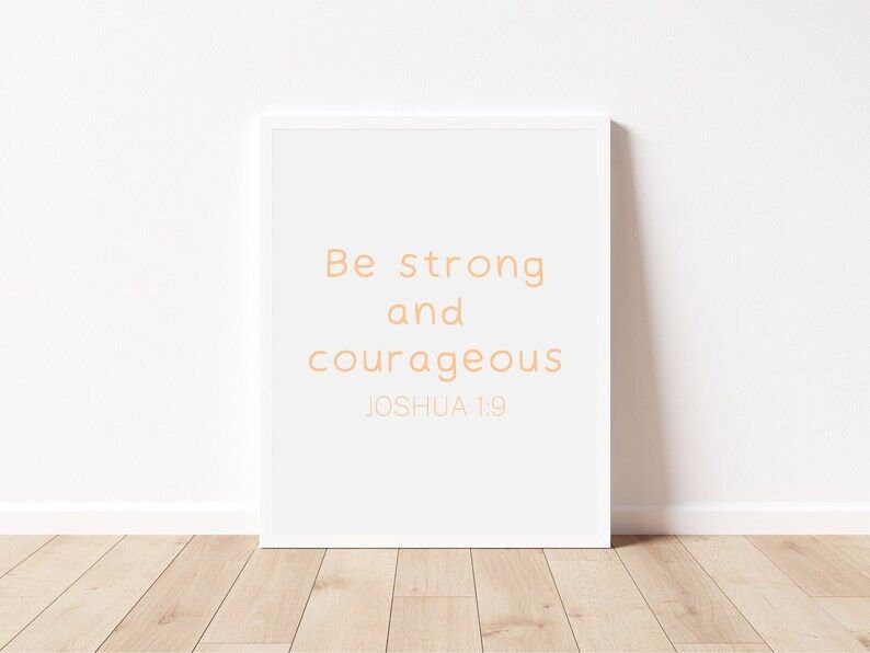 Kids Bible Verse, Scripture Poster Wall Art, Church Sunday School Decor ...