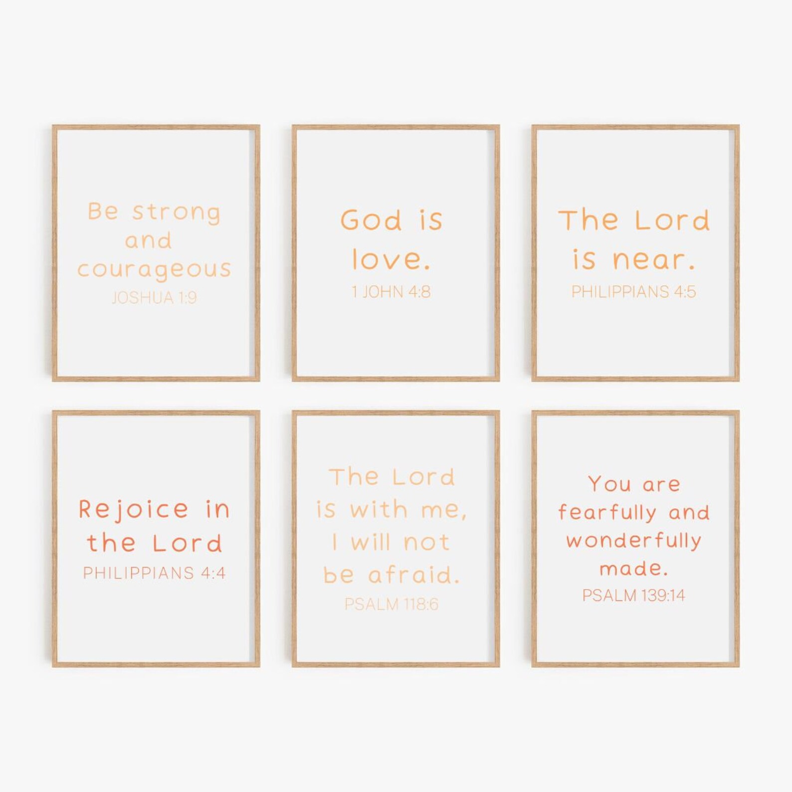 Kids Bible Verse, Scripture Poster Wall Art, Church Sunday School Decor ...