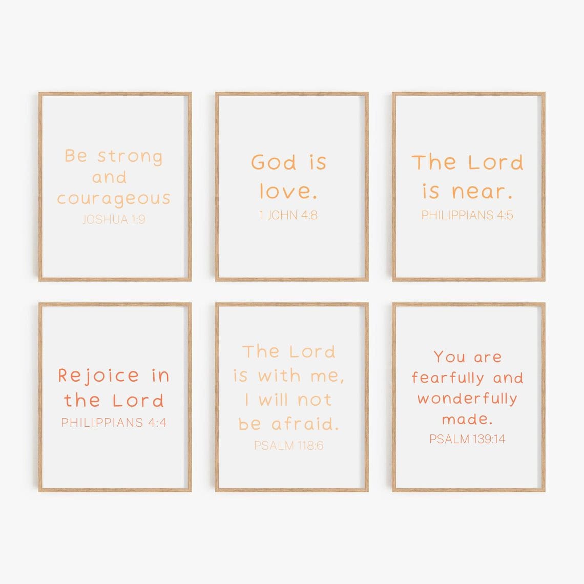 Kids Bible Verse, Scripture Poster Wall Art, Church Sunday School Decor ...