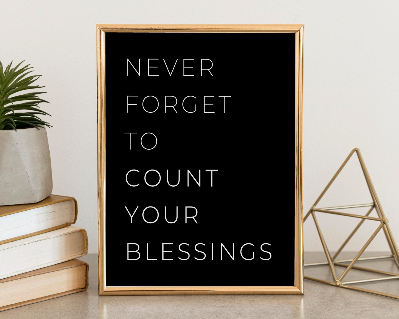 Never Forget to Count Your Blessings, Christian Printable, Christian ...