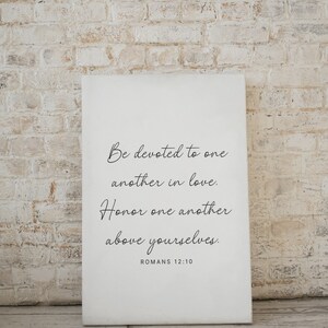Romans 12:10, Be Devoted to One Another in Love Printable Wall Art ...