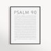 Psalm 90, Psalm Wall Art, Modern Christian Art, Biblical Wall Art ...
