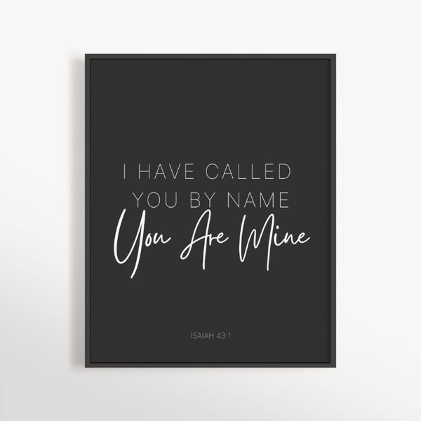 Isaiah 43 1 - Etsy