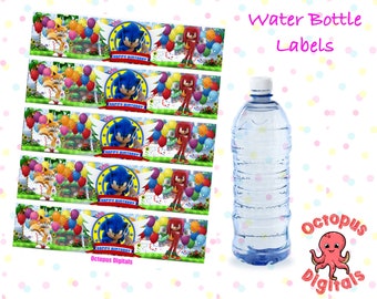 Sonic Water Labels - Etsy