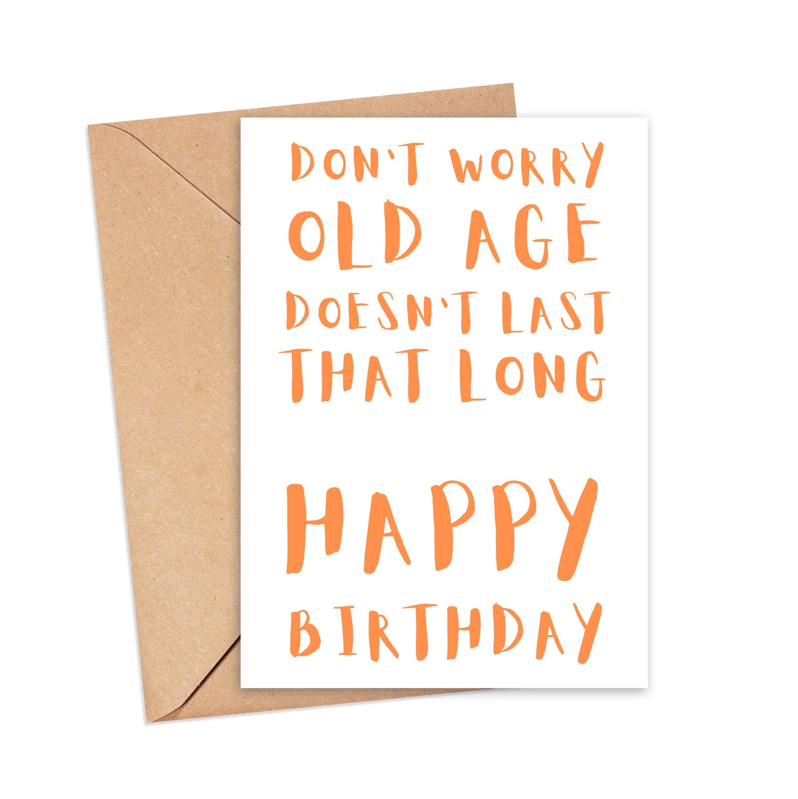 Funny Old Age Birthday Card for Him Card for Her Witty - Etsy UK