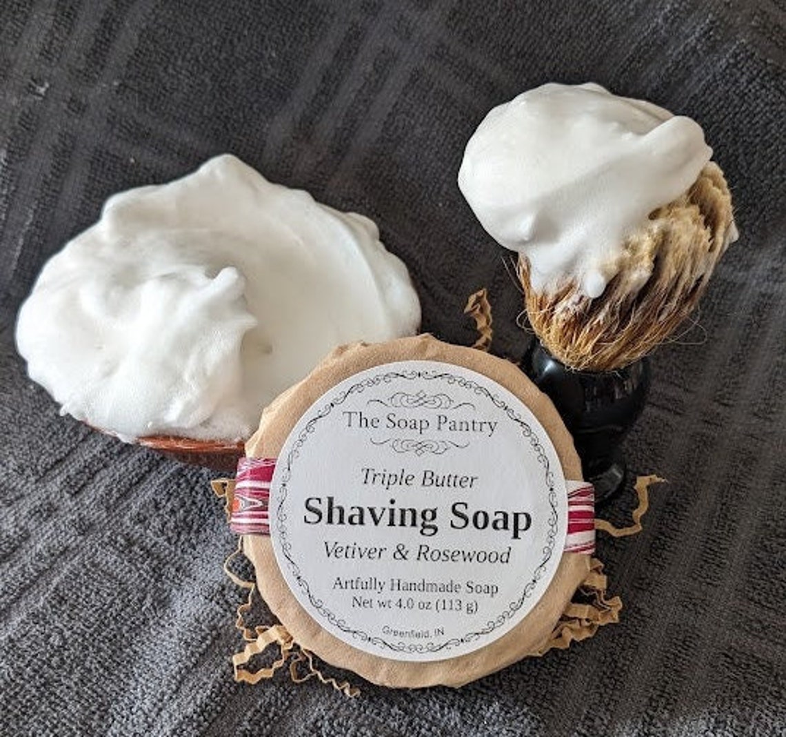 Triple Butter Shave Soap, Palm-free and Vegan, Seriously the Best Shave ...