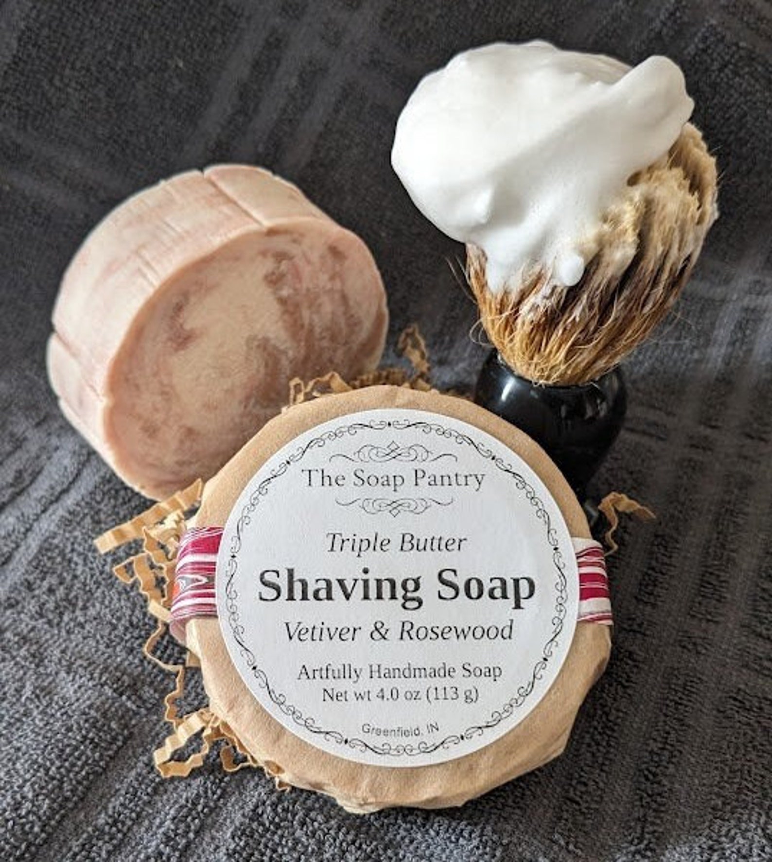 Triple Butter Shave Soap, Palm-free and Vegan, Seriously the Best Shave ...