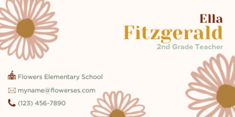 Customizable Teacher Email Signature - Etsy