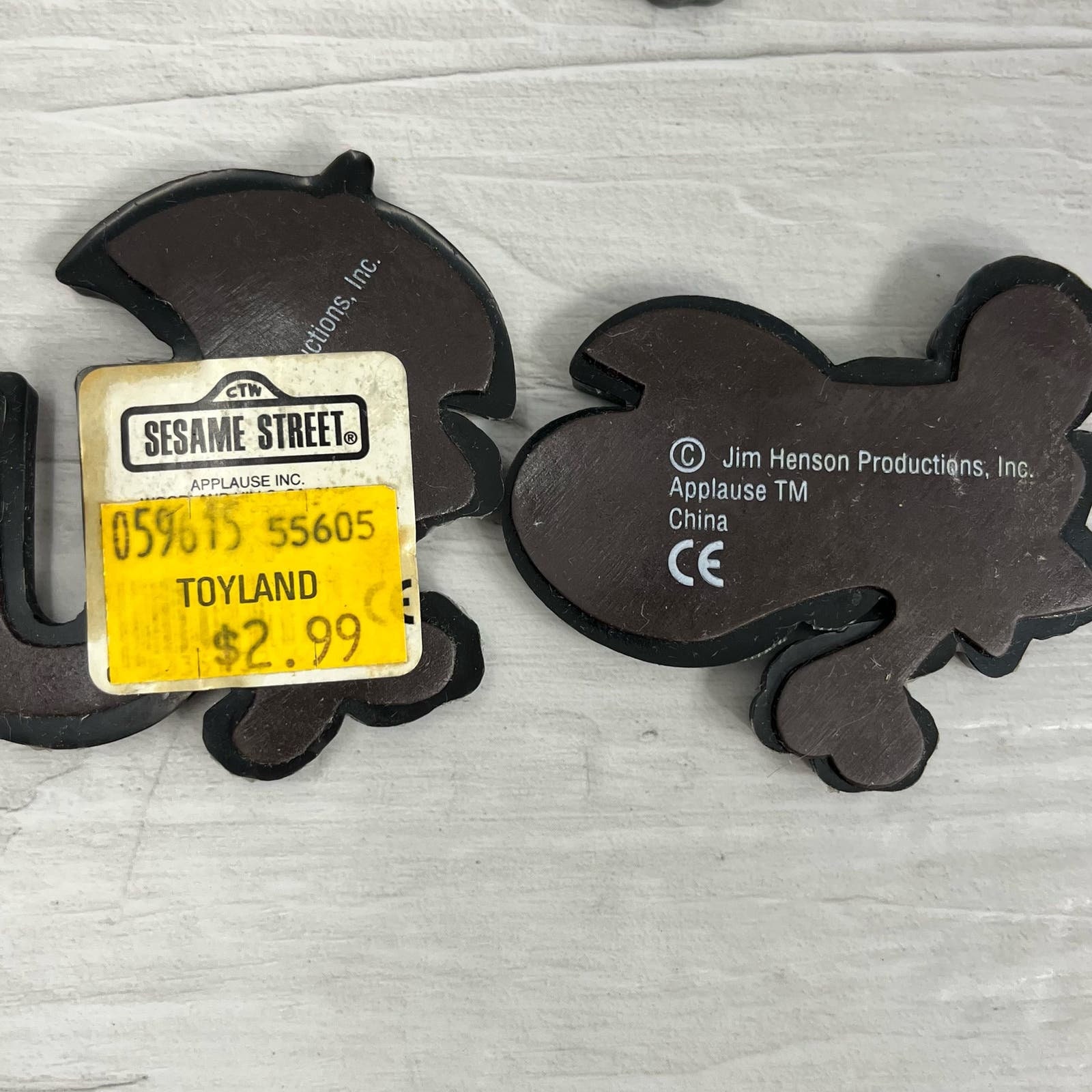 Vintage Applause Sesame Street Alphabet Magnets 1995 Big Bird Elmo ...