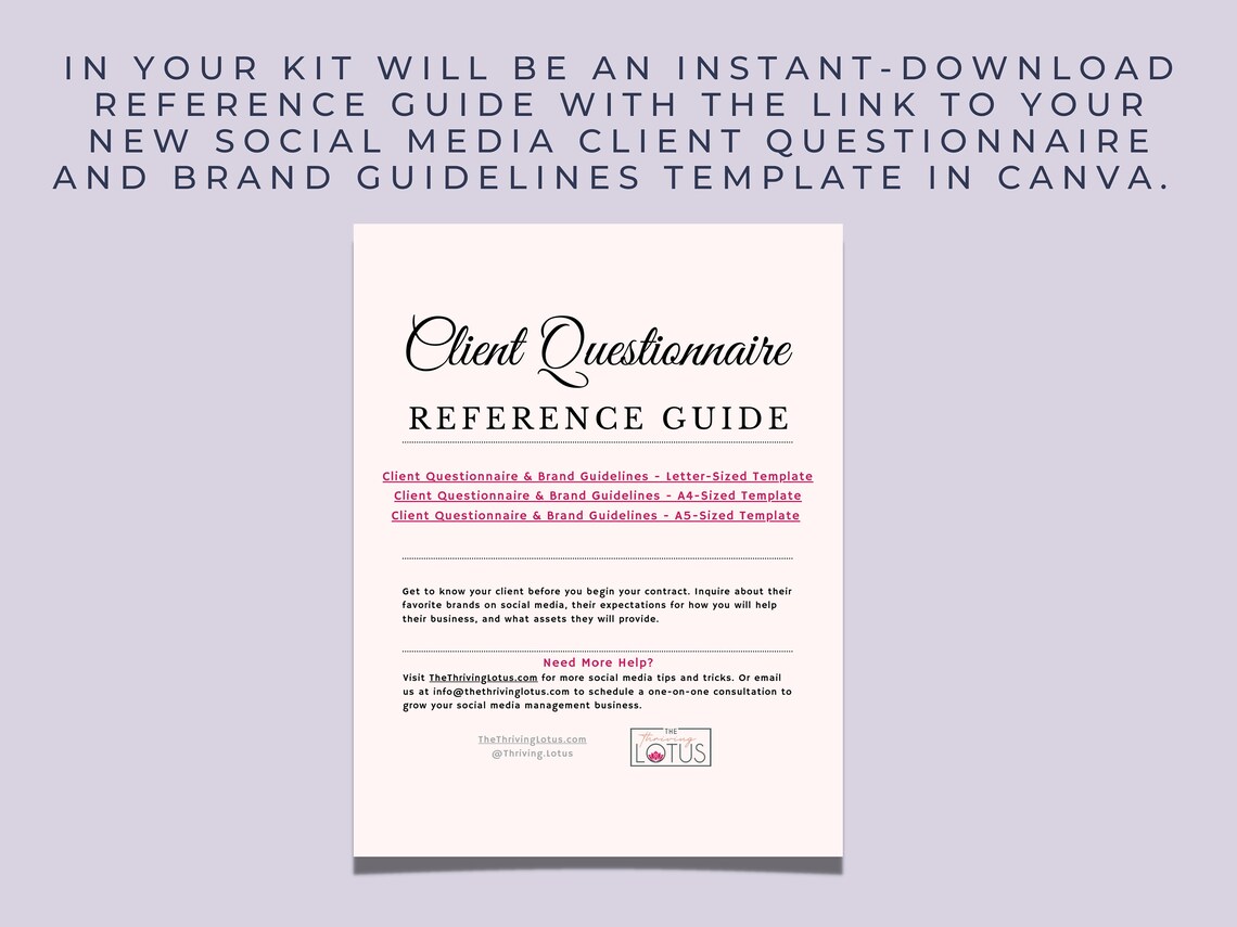 New Client Questionnaire Template Canva Template Business - Etsy New Client Questionnaire Template Canva Template Business - Etsy