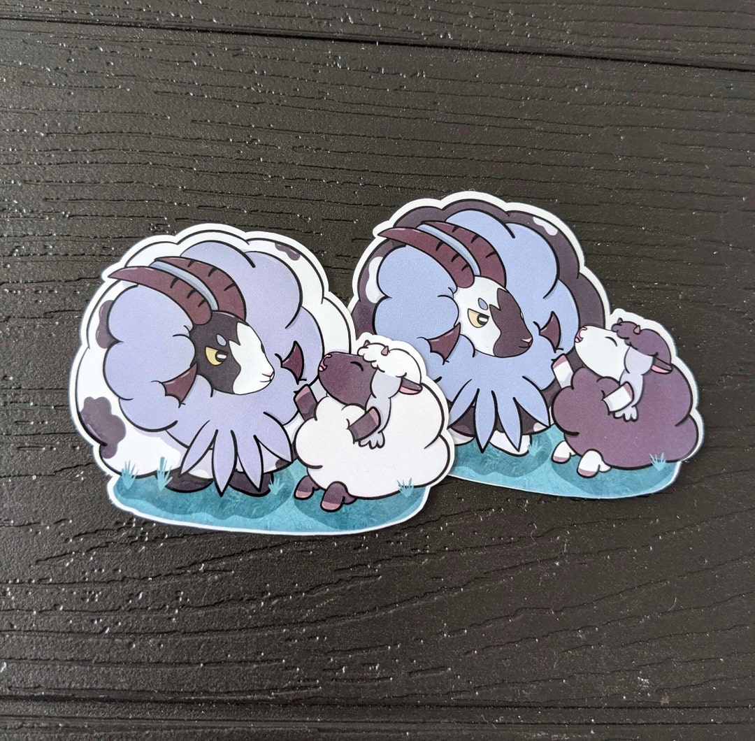 Wooloo Evolution Line Stickers Waterproof Vinyl - Etsy