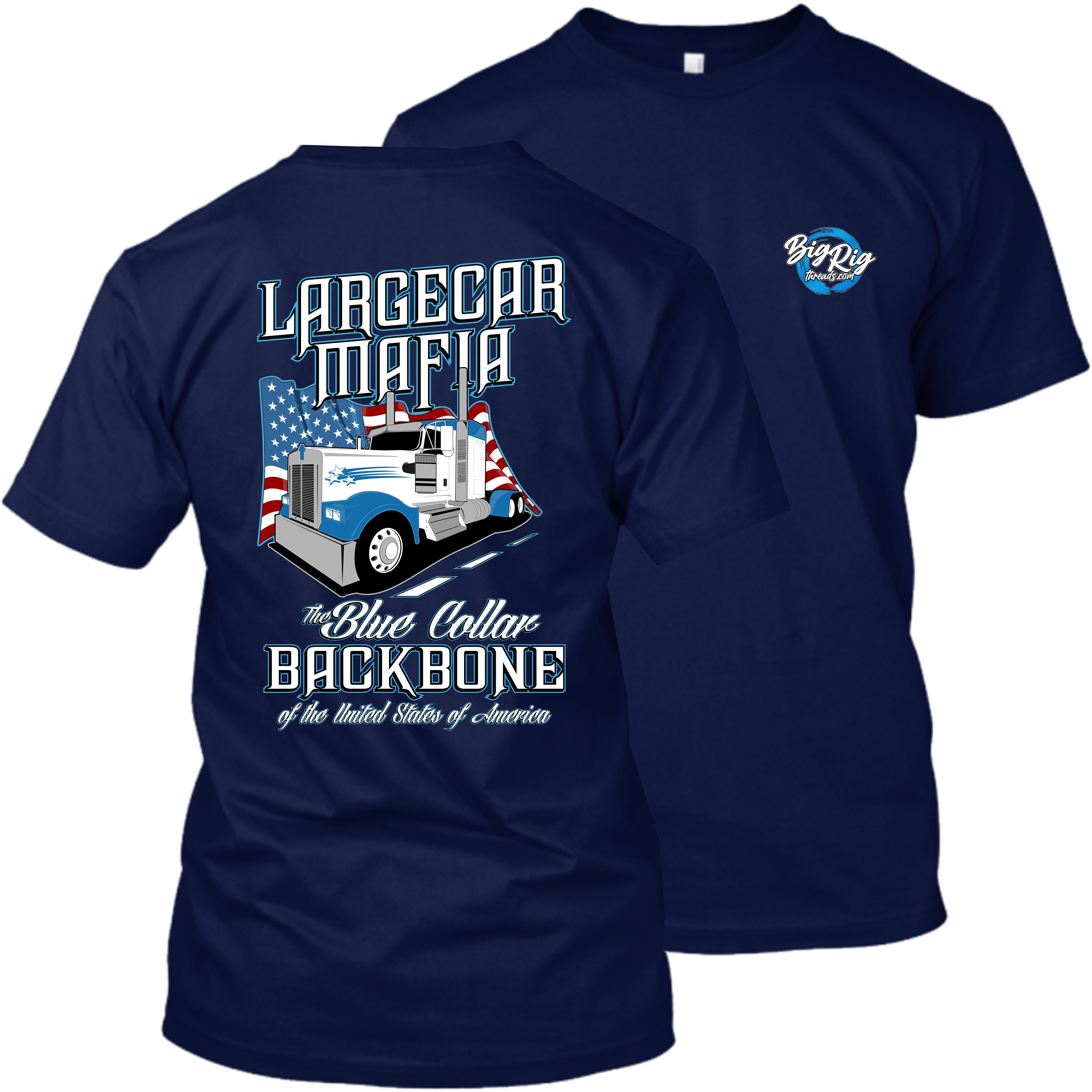 Largecar Mafia Blue Collar Backbone Kenworth - Etsy