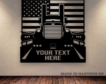 Metal Peterbilt Sign - Etsy