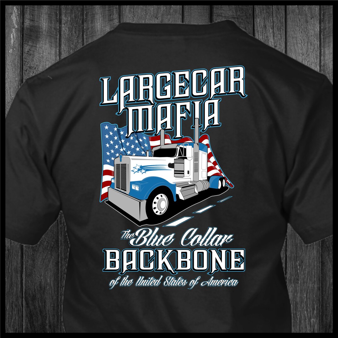 Largecar Mafia - Blue Collar Backbone - Kenworth - Etsy