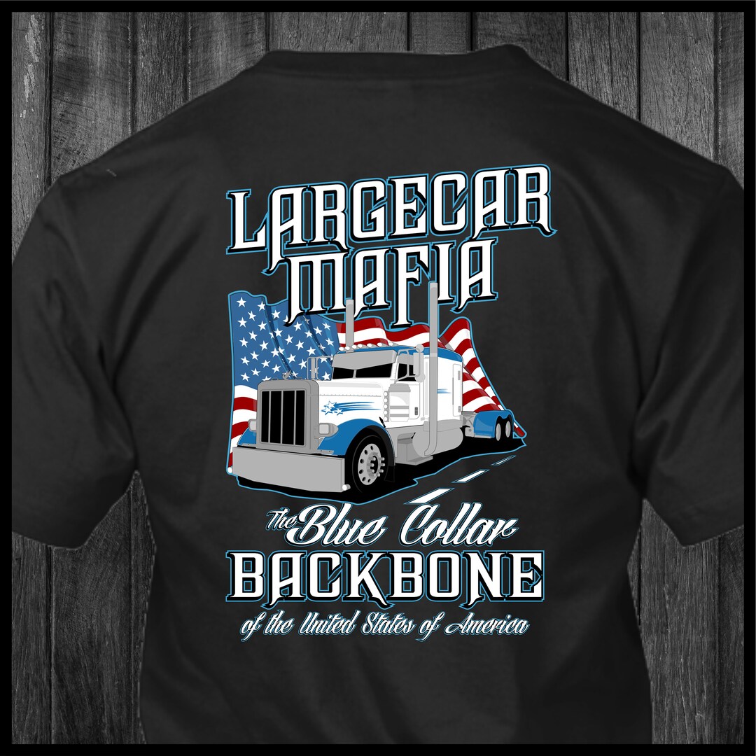 Largecar Mafia - Blue Collar Backbone - Peterbilt - Etsy