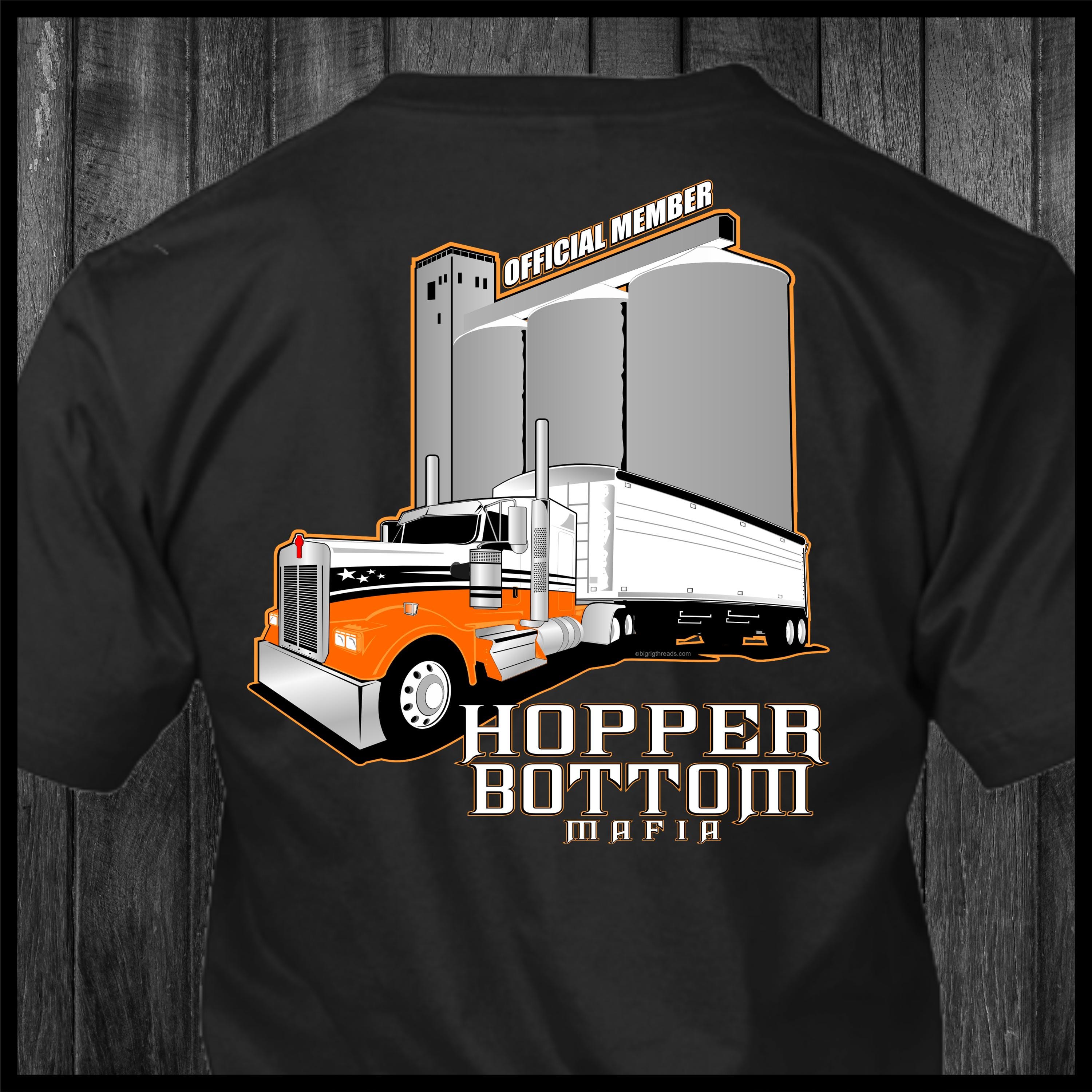 Official Member Hopper Bottom Mafia - Kenworth Grain Hauler Trucker T ...