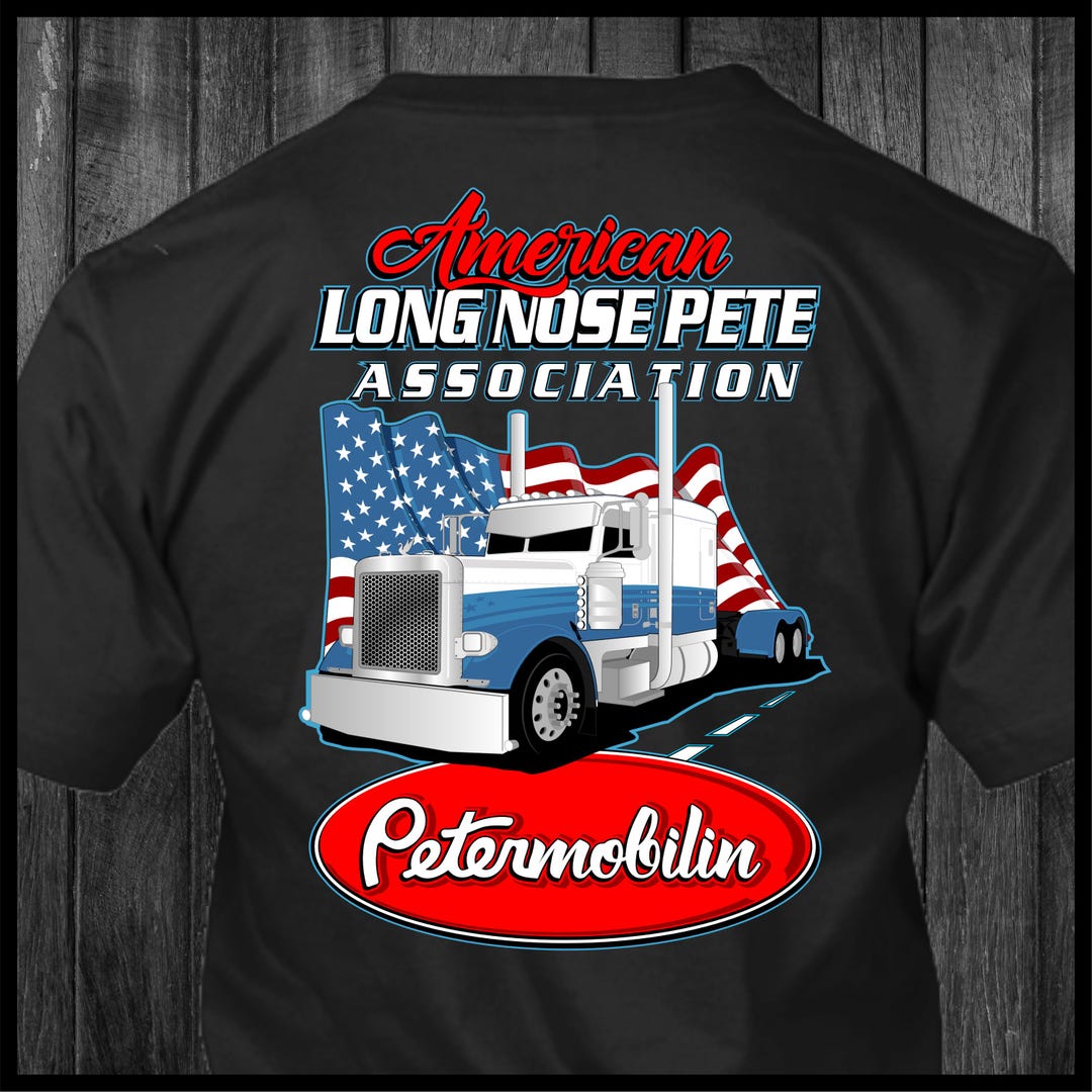 American Long Nose Pete Association Trucker T-shirt Peterbilt - Etsy