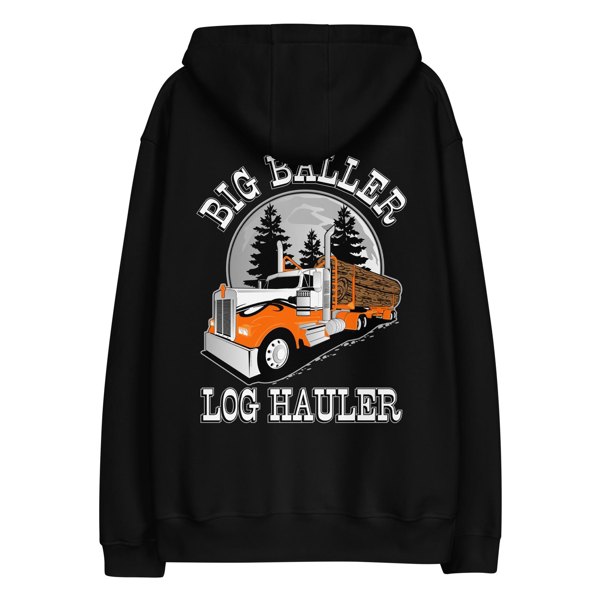 Big Baller Log Hauler Kenworth Trucker Premium Eco Hoodie - Etsy