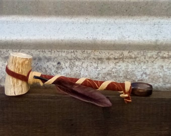 Hand Blown Glass Peace Pipe - Etsy