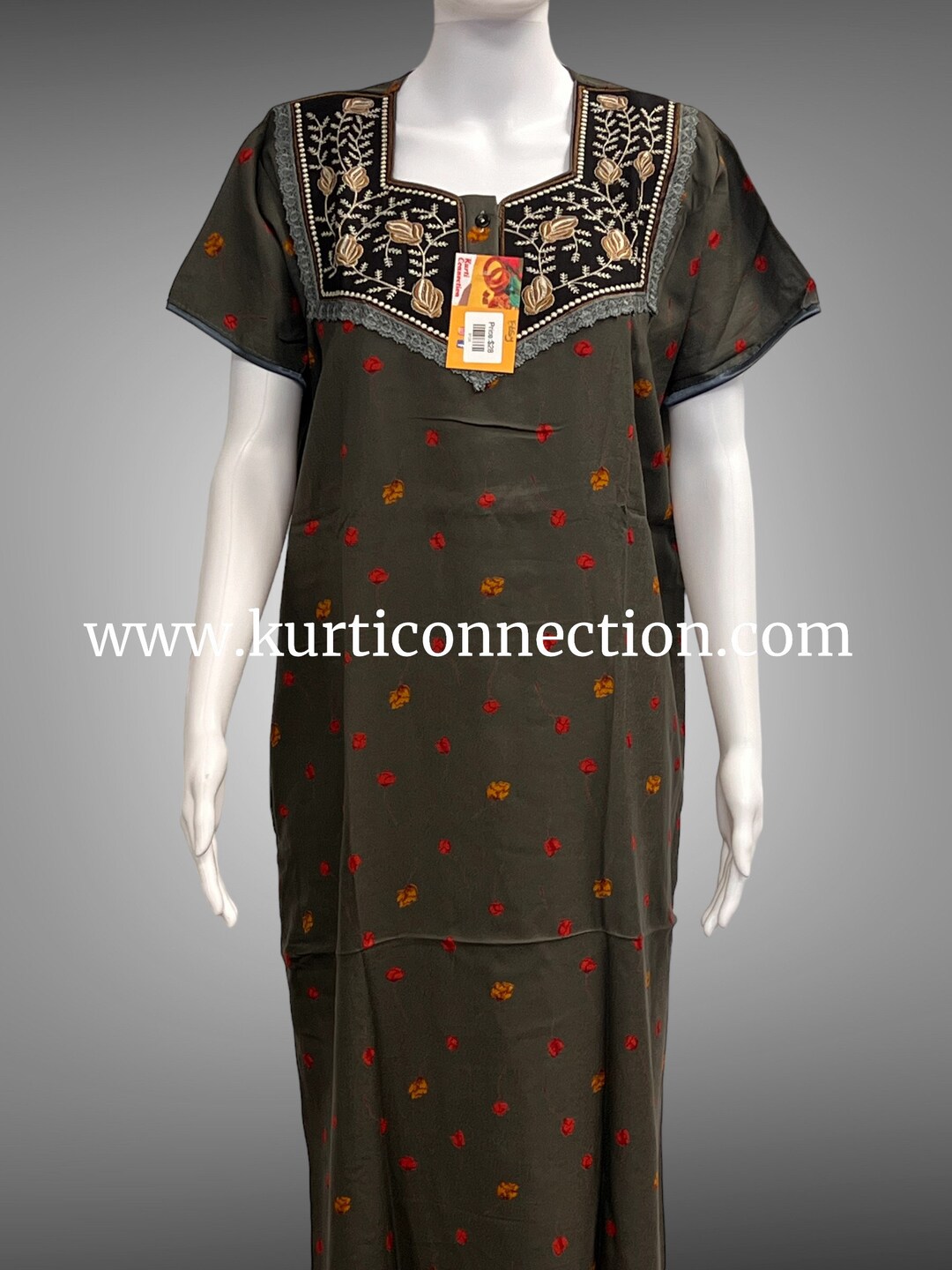 9125 Soft Cotton Nighty Indian Nighty - Etsy