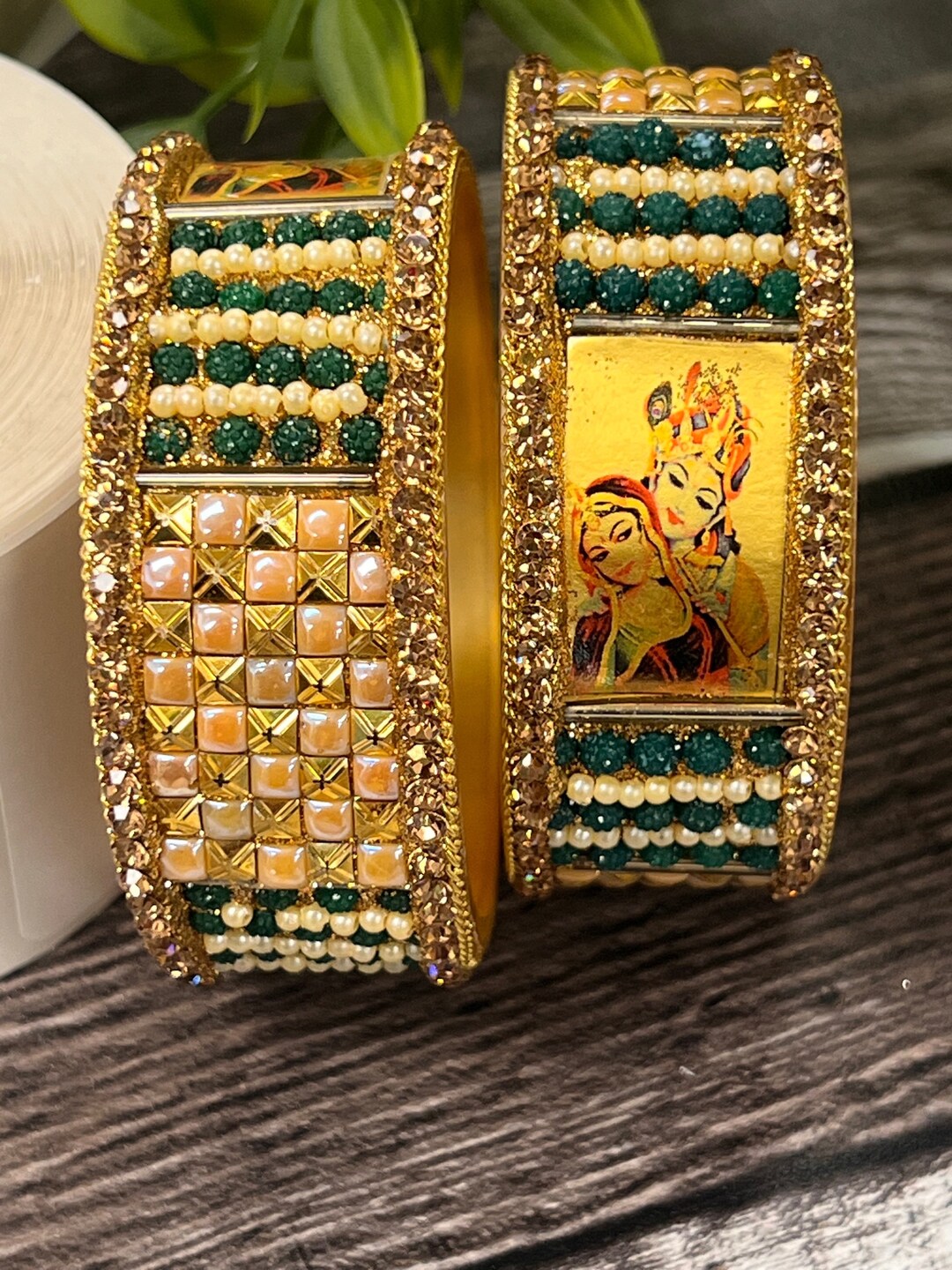 Radha Krishna Bangles - Etsy