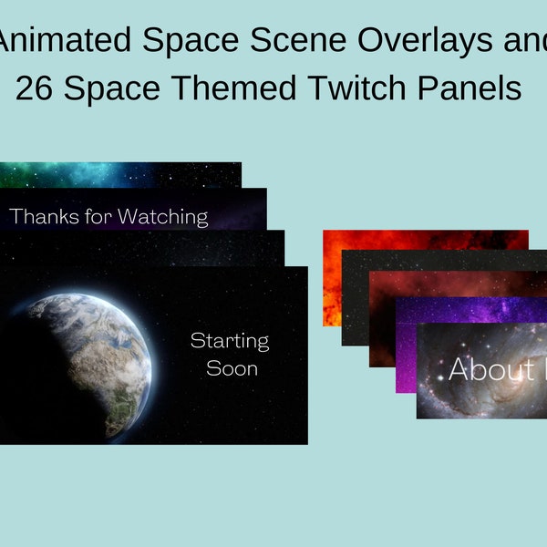 Outer Space Twitch - Etsy