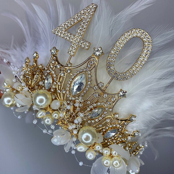 Gold Birthday Crown - Etsy UK