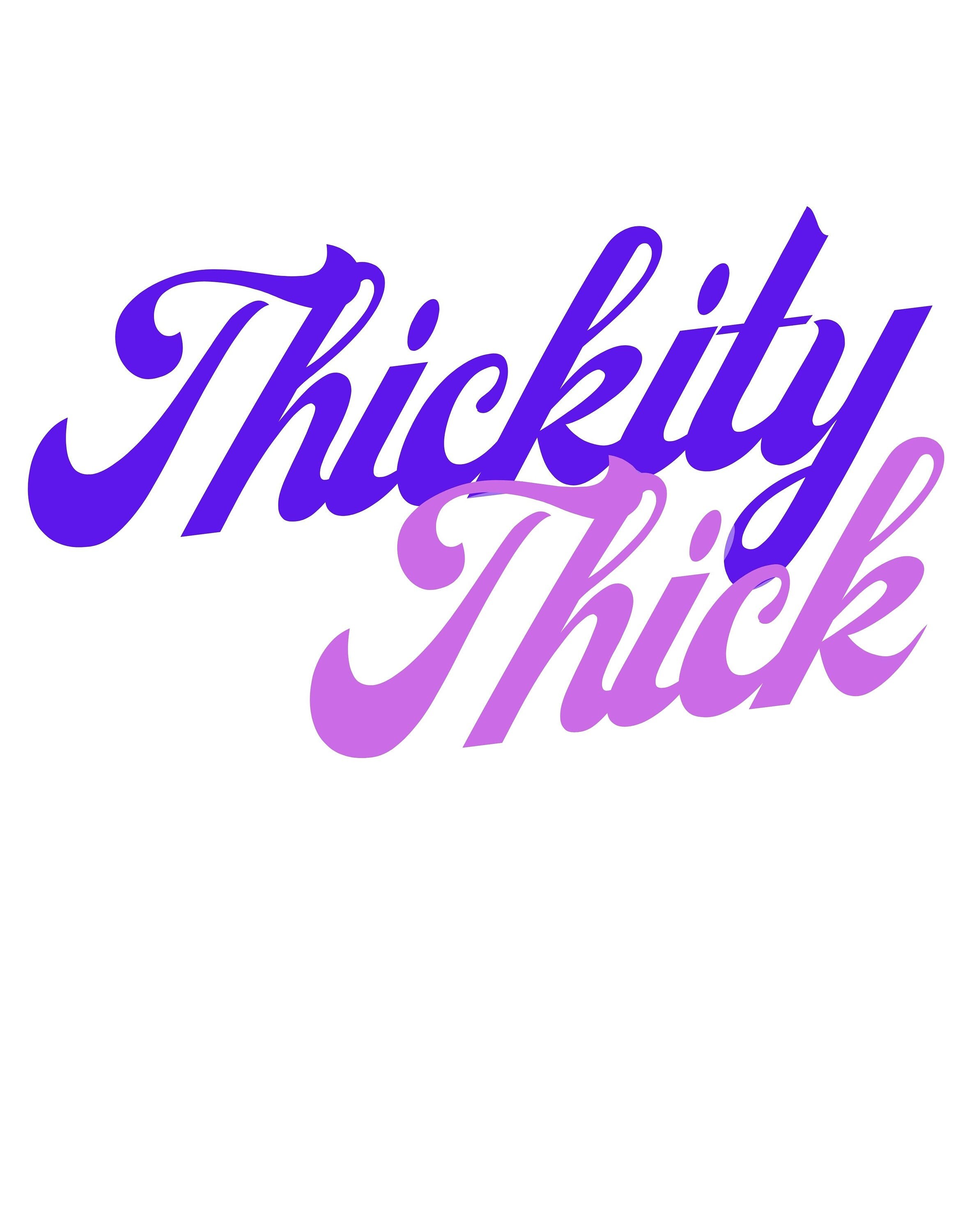 Thickity Thick SVG - Etsy