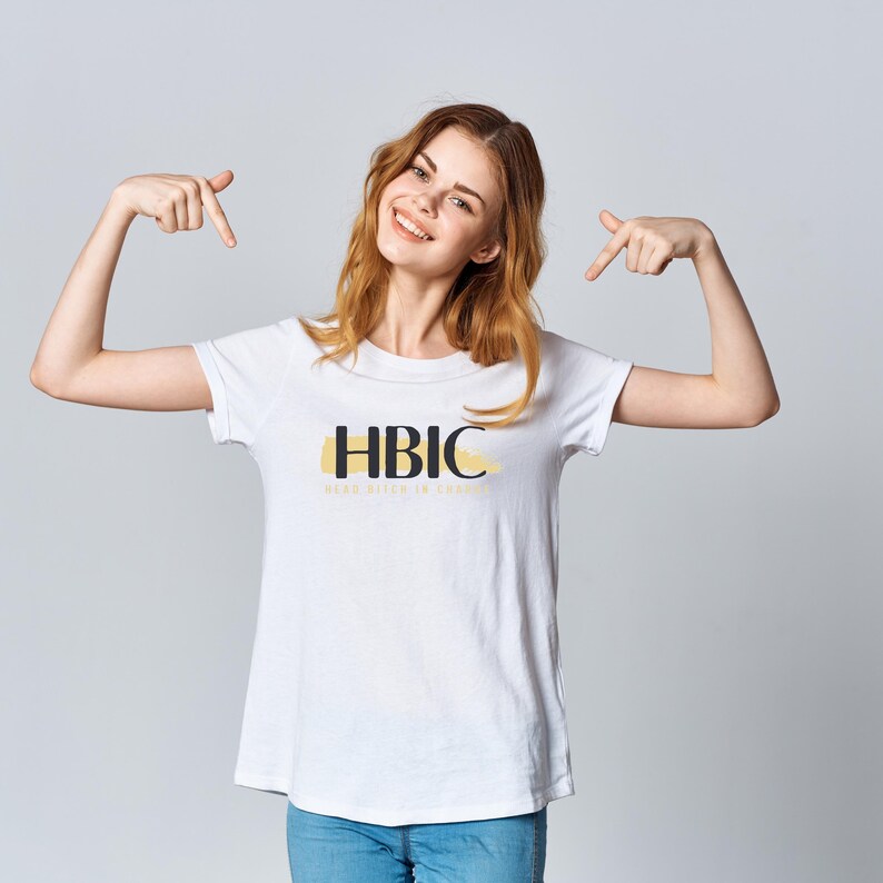 HBIC Head Btch in Charge With Gold Svg Png Jpeg Psd - Etsy