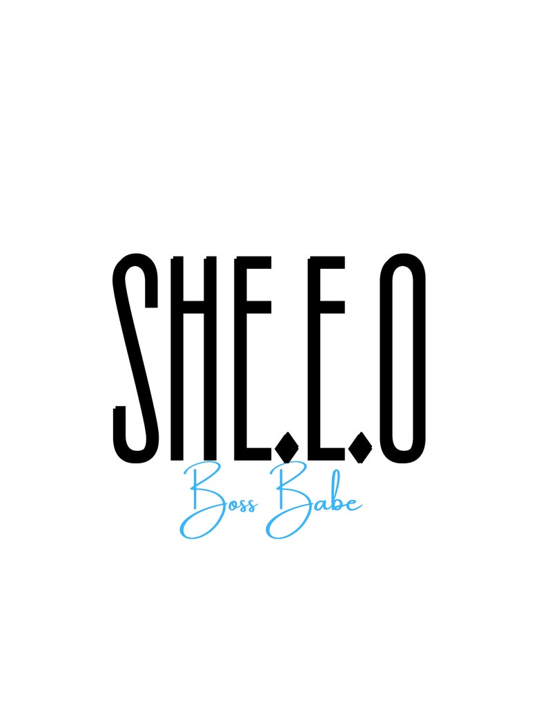 SHE.E.O Boss Babe: svg png psd ai jpeg | Etsy