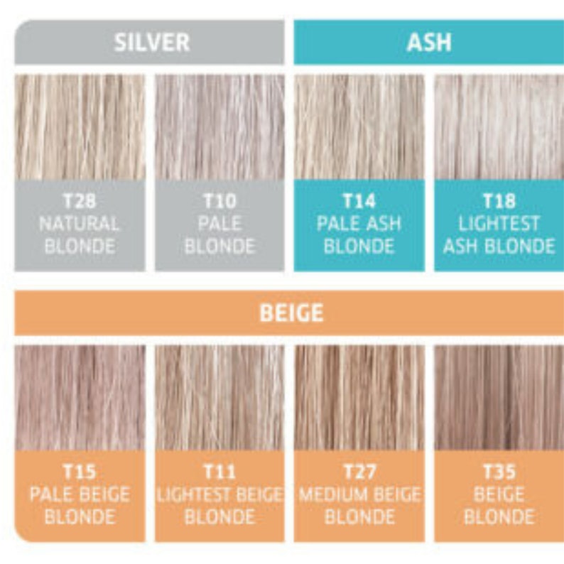 Wella T18 T14 Color Charm Permanent Liquid Hair Toners Wella Hair Color ...