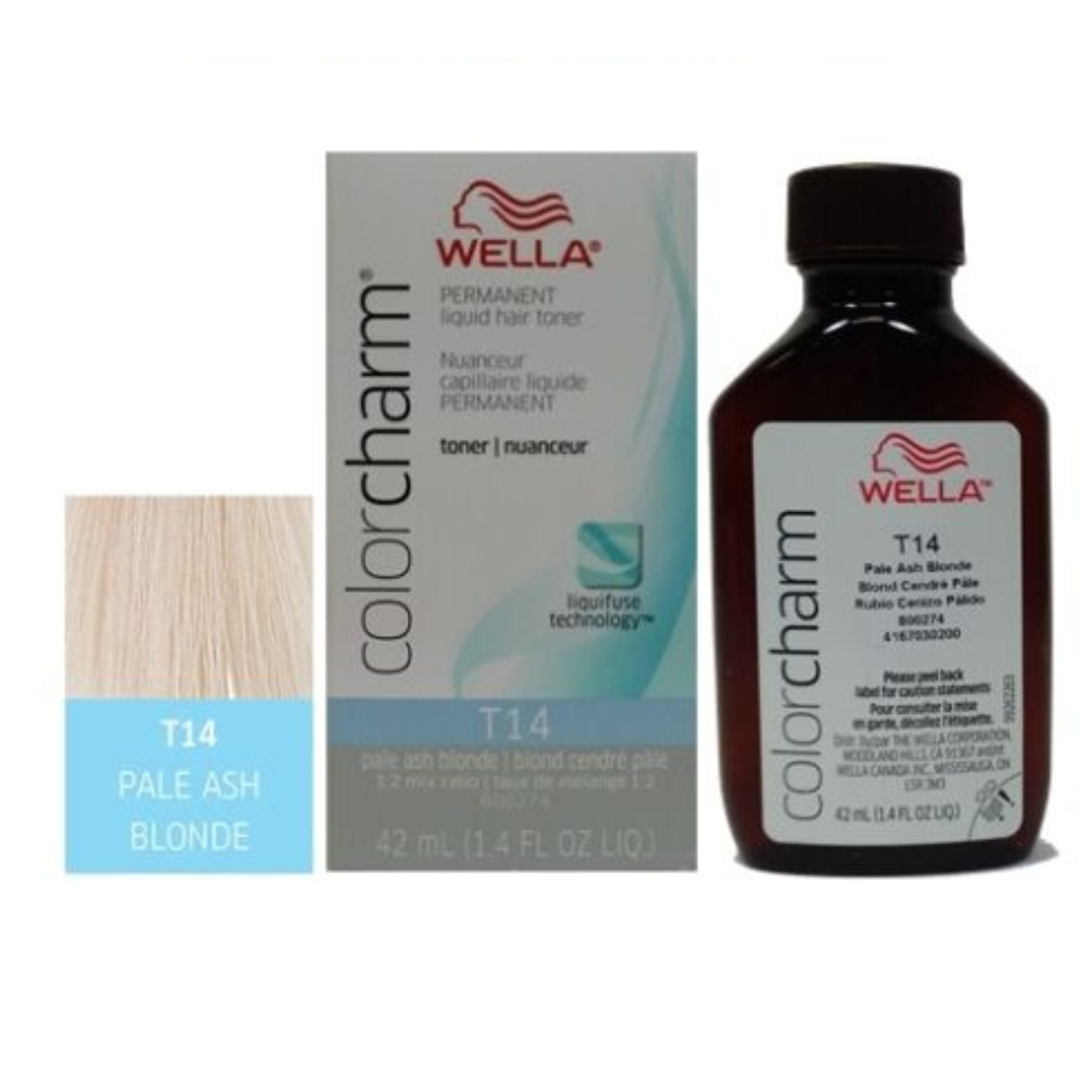 Wella T18 T14 Color Charm Permanent Liquid Hair Toners Wella Hair Color ...