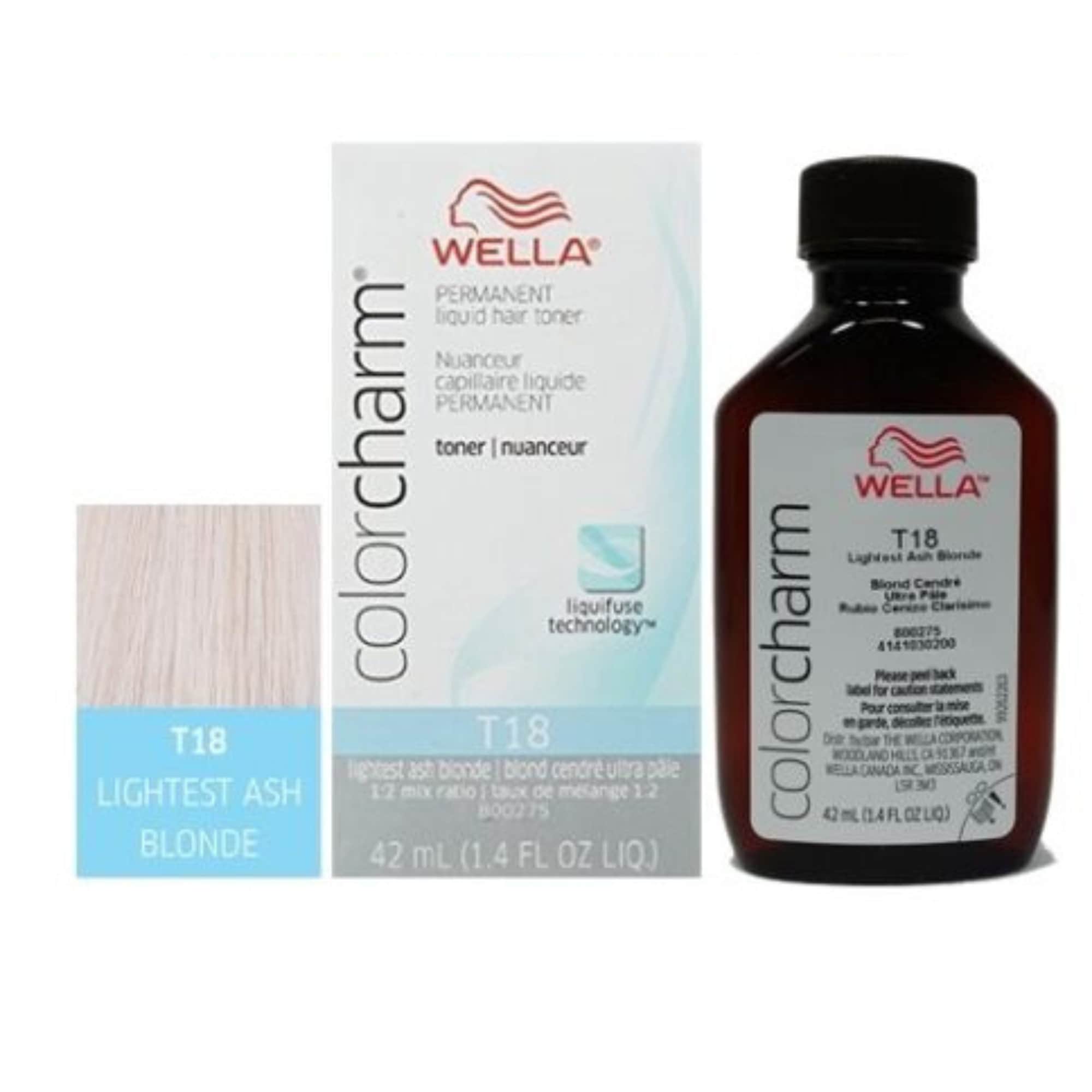Wella T18 T14 Color Charm Permanent Liquid Hair Toners Wella Hair Color ...